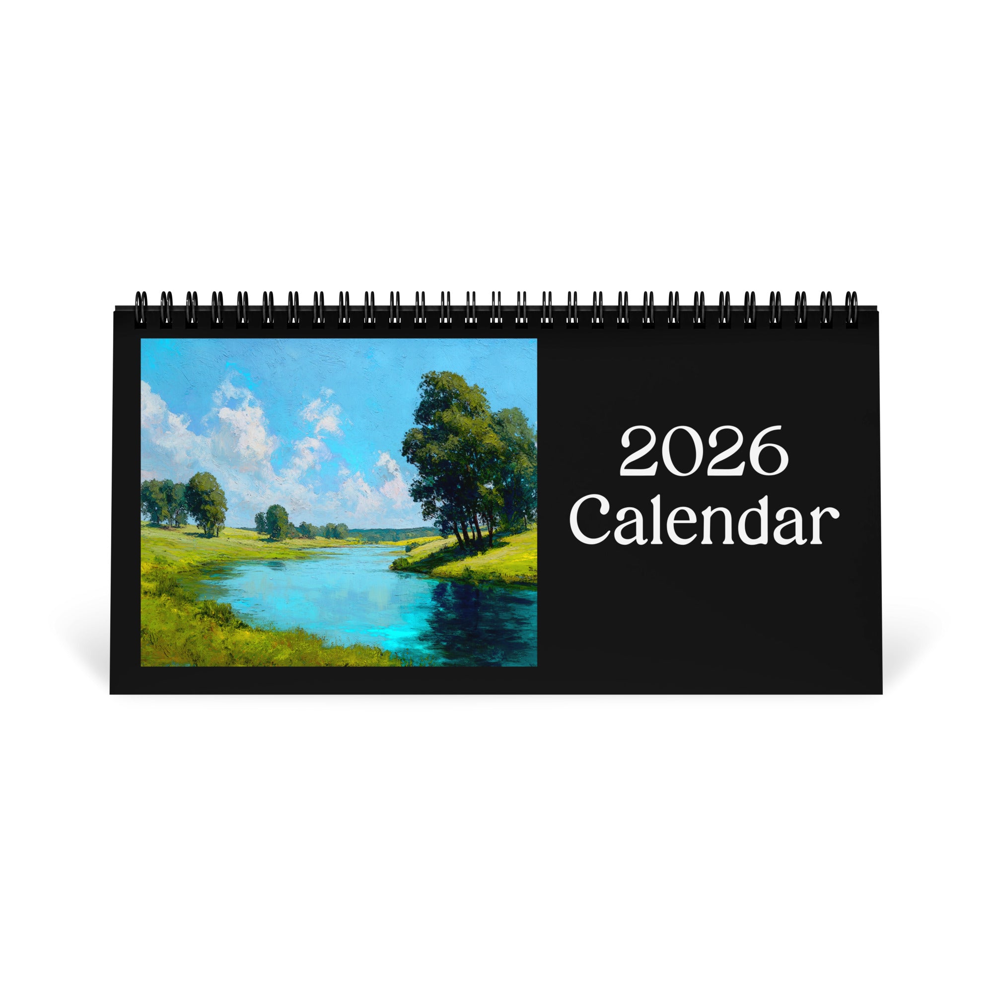 2026 Scenery Desktop calendar – Silver Enchants